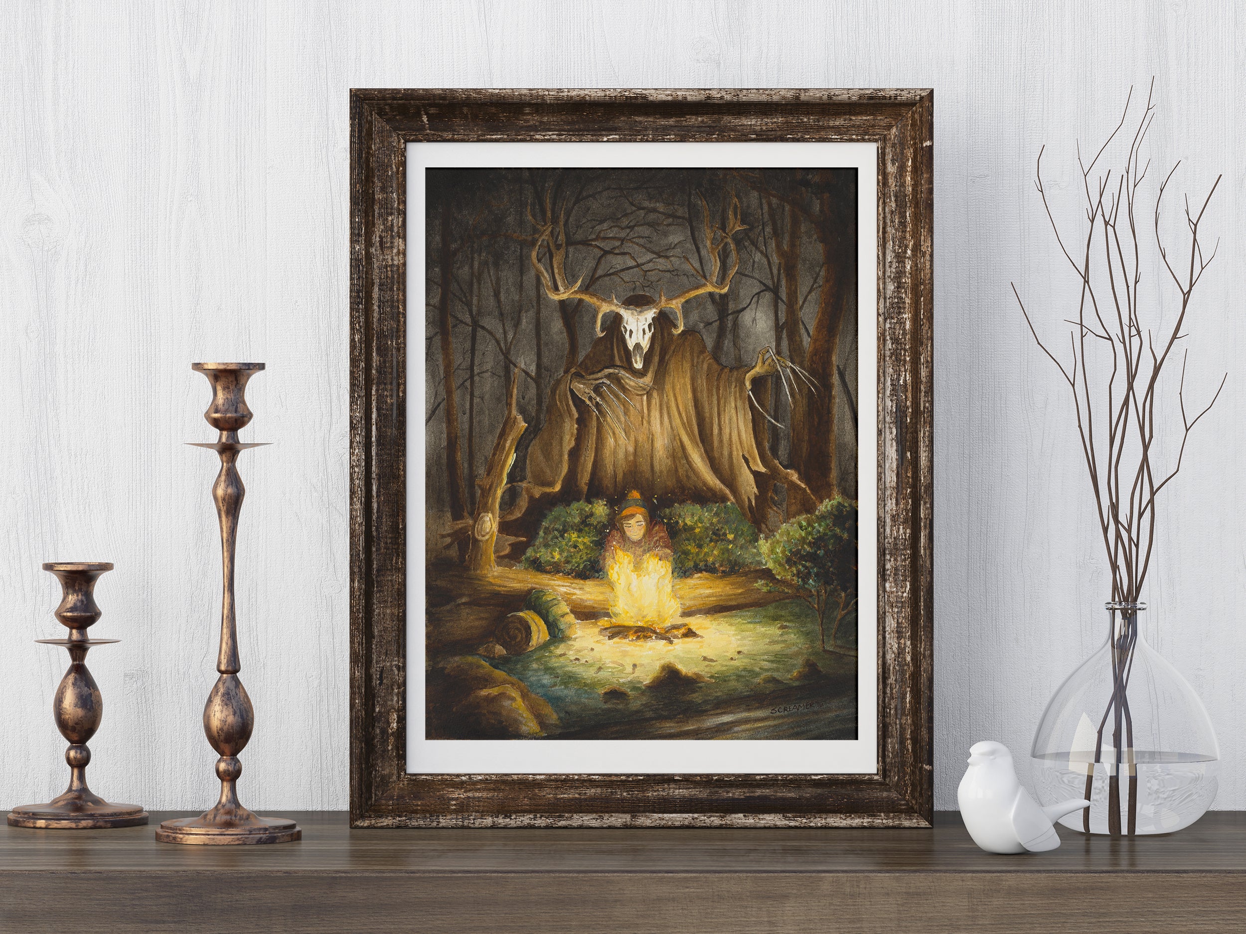 Wendigo Digital Art Print – Sarah Terrell Illustration & Design